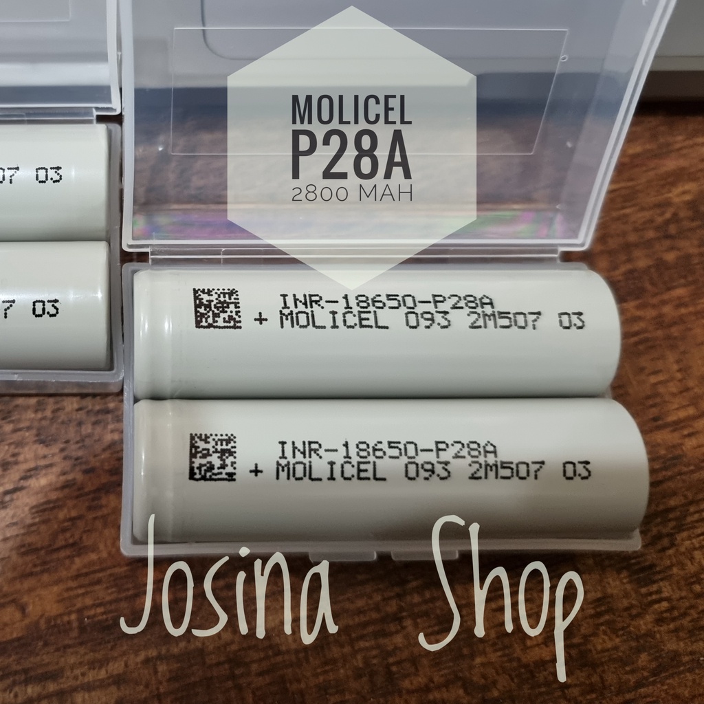 Jual Baterai 18650 Molicel P28A - 2800 mAh 35 A | 100% Original | Shopee Indonesia