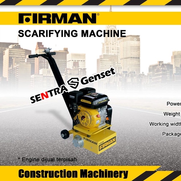 Jual Mesin perata beton aspal Scarifying Machine Firman FSM200 | Shopee ...