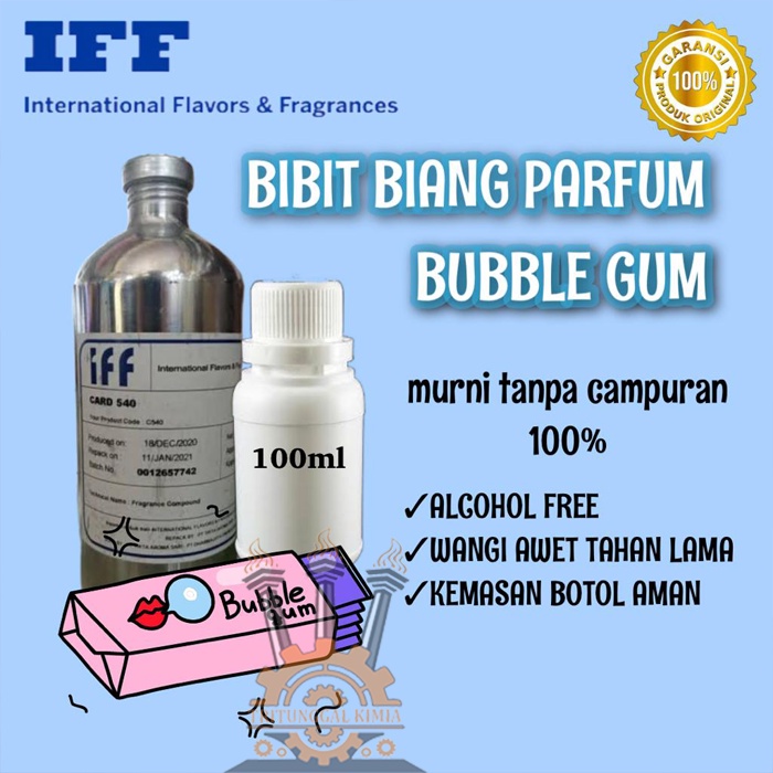 Jual Bibit Biang Parfume Bubblegum Parfum Bubble gum Essential Fragrance Oil 100ml | Shopee ...
