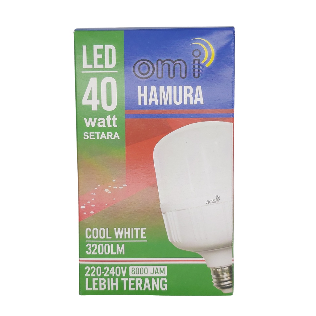 Jual Bola Lampu Led OMI 40 Watt Bohlam OMI Led 40 Watt HAMURA | Shopee Indonesia