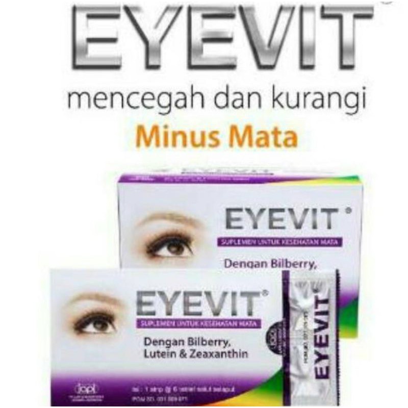 Jual TABLET Eyevit Tablet Lutein Zeaxatin Bilberry vitamin Mata ...