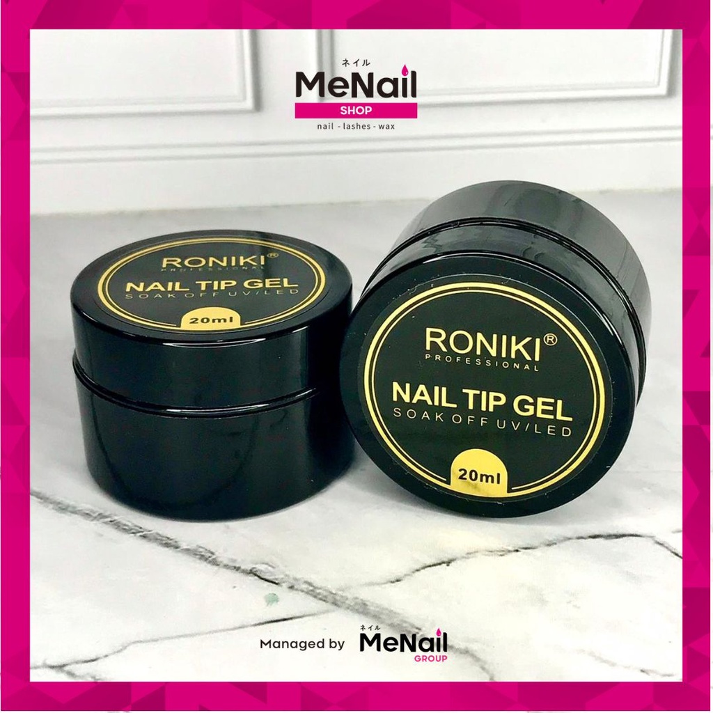 Jual Roniki Nail Tip Gel / Solid Nail Glue, 20ml | Shopee Indonesia