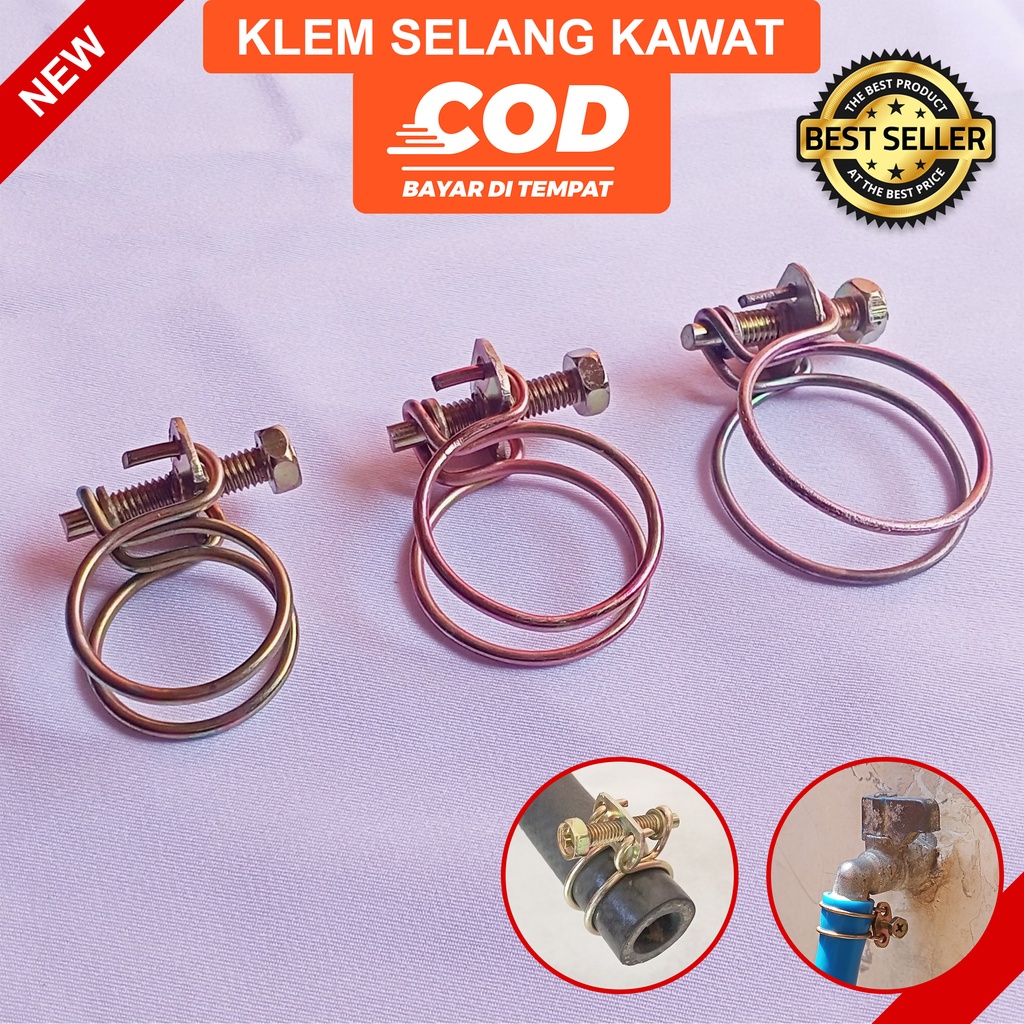 Jual Klem Selang Radiator Kawat Pengunci Ukuran 25 mm, 32 mm, 35 mm ...