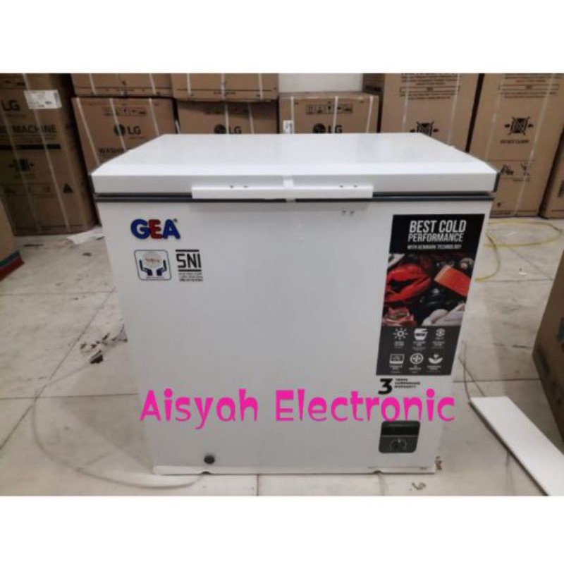 Jual CHEST FREEZER GEA AB-318R 300 LITER | Shopee Indonesia