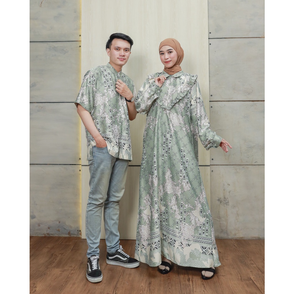 Jual Warna Warni Brand Karisa maxi/couple gamis/dan koko lengan pendek ...