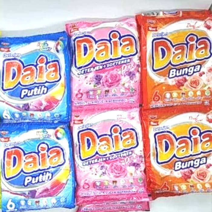 Jual Deterjen Bubuk Sachet DAIA Ketengan 1000 / DUS / 72 Sachet ...
