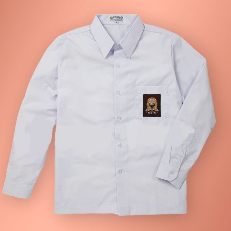 Jual Baju Putih SMA/SMK Lengan Panjang Seragam Sekolah | Shopee Indonesia