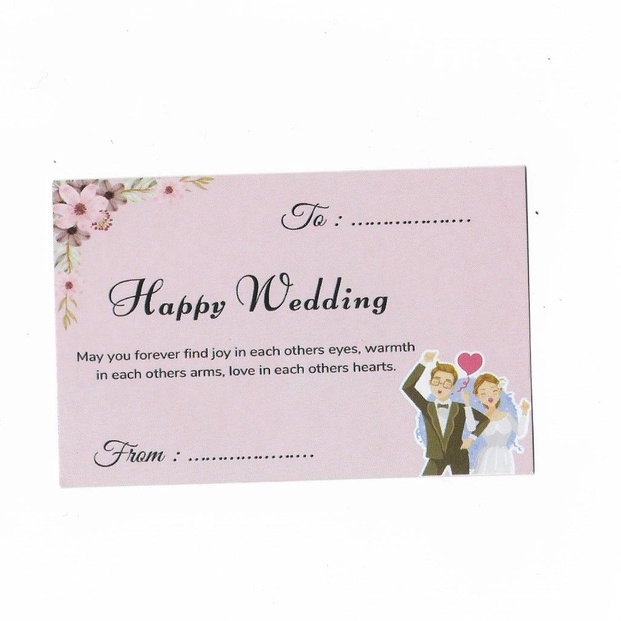 Jual GREETING CARD BABY - GREETING CARD HAPPY WEDDING - KARTU UCAPAN ...