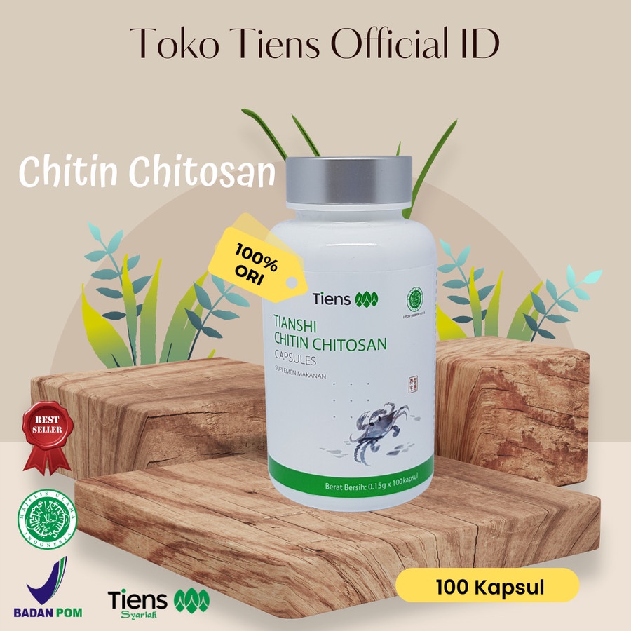 Jual Chitin Chitosan Isi 100 Kapsul Detox Pelangsing Herbal Segel ...