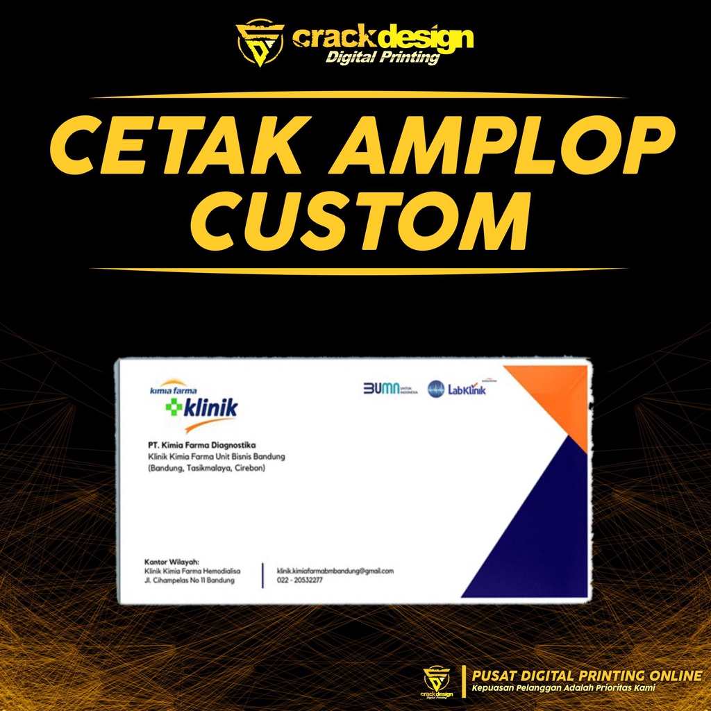 Jual CETAK AMPLOP PAPERLINE KOP SURAT CUSTOM MURAH CRACKDESIGN | Shopee ...