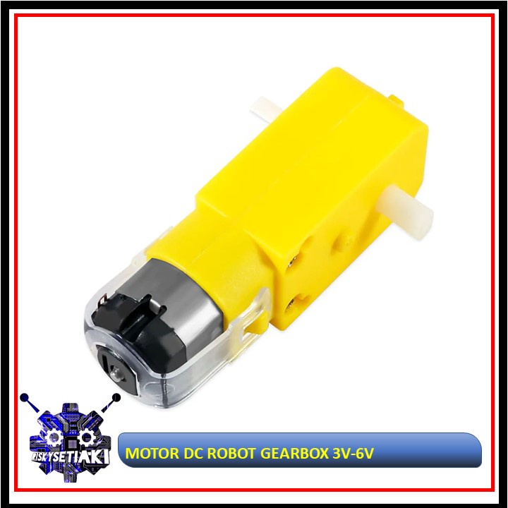 Jual MOTOR DC ROBOT GEARBOX MURAH 3V-6V SELF BALANCING SMART CAR ...