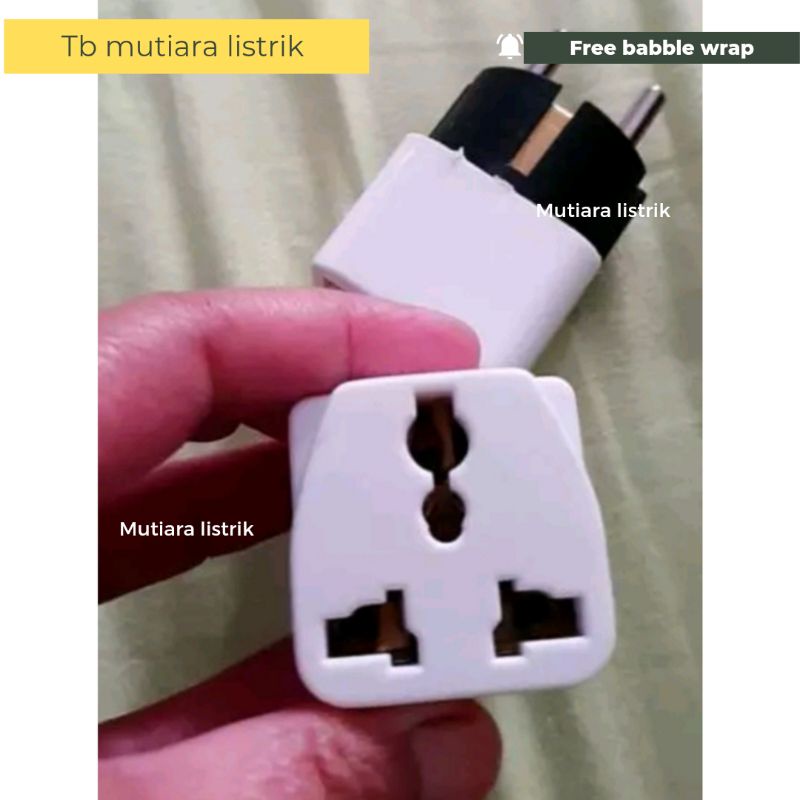Jual Loyal Over Steker Serba Guna Universal Stop kontak Colokan Kaki 3 ...