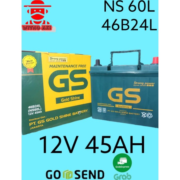 Jual AKI MOBIL SUZUKI KARIMUN, BALENO, AERIO, ERTIGA GS MF NS60L 12V45AH | Shopee Indonesia
