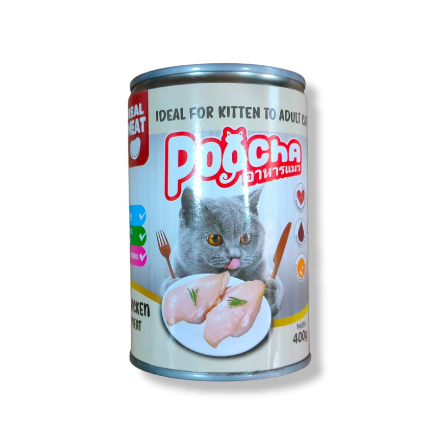Jual PooCha Wet Food Can 400 gr | POO CHA Makanan Kucing Basah Kaleng ...
