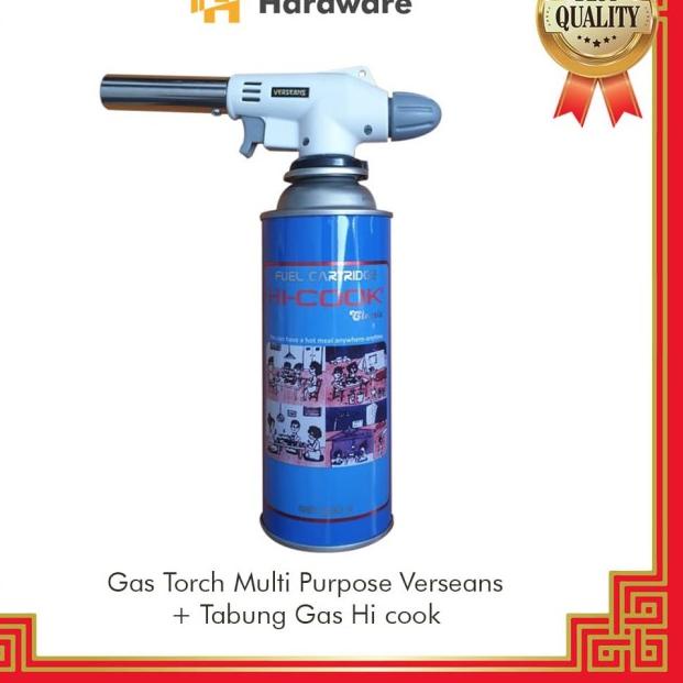 Jual Paket Gas Torch Multi Purpose Verseans Dengan Gas Hi cook Portable ...