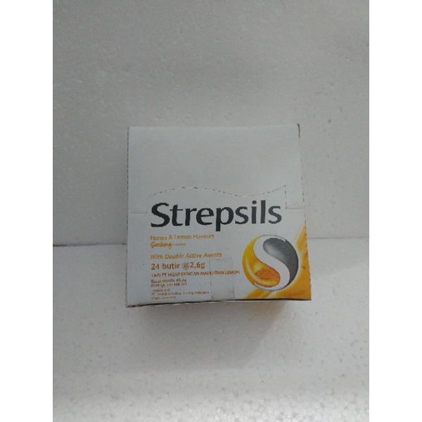 Jual permen strepsils isi 24 butir rasa madu dan lemon | Shopee Indonesia