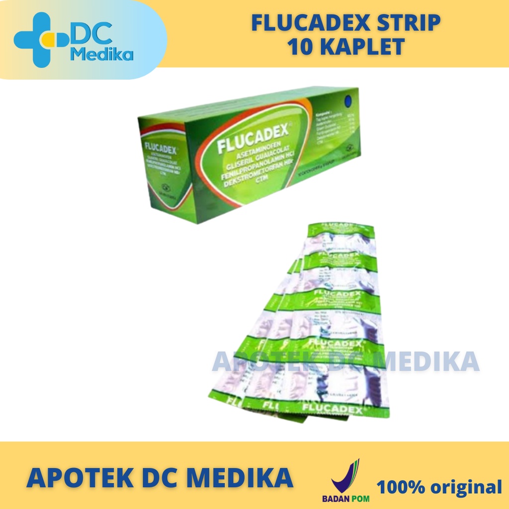 Jual FLUCADEX KAPLET/STRIP/OBAT BATUK/OBAT FLU | Shopee Indonesia
