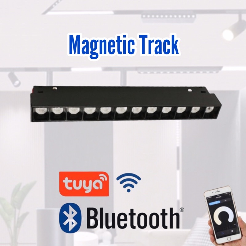Jual Tuya Smart Light/Track Magnetic Sistem Linear Grille light 10Watt ...
