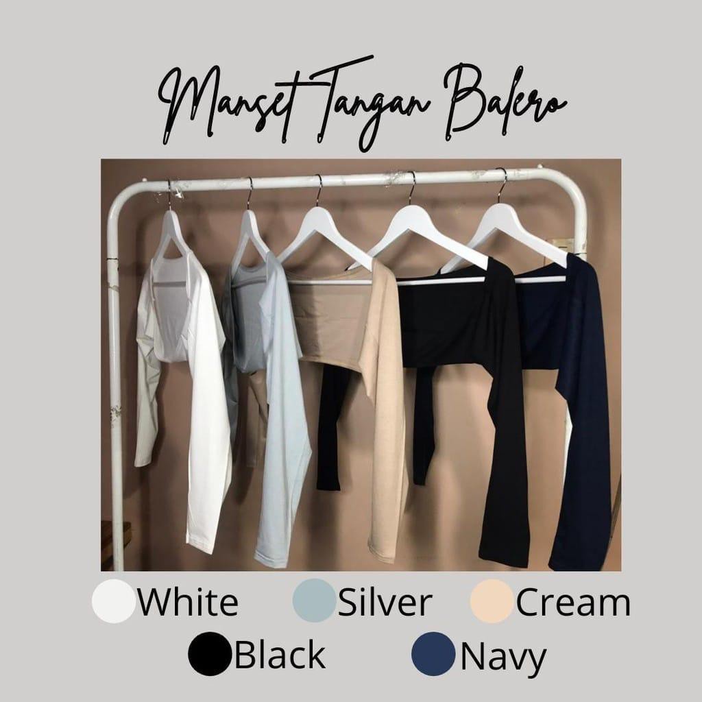 Jual Manset Balero Crop Top /manset tangan sambung bolero anti melorot ...