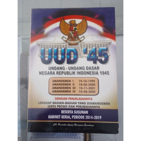 Jual Buku UUD 1945 Beserta Amandemen Lengkap | Shopee Indonesia