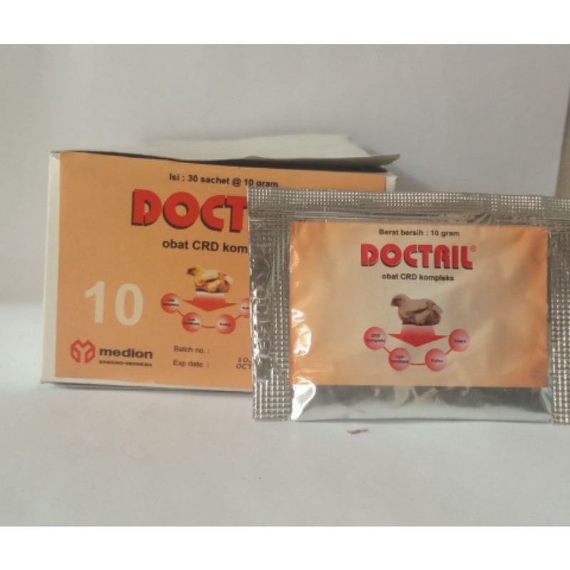 Jual DOCTRIL 10 G (OBAT CRD KOMPLEKS PADA UNGGAS) | Shopee Indonesia