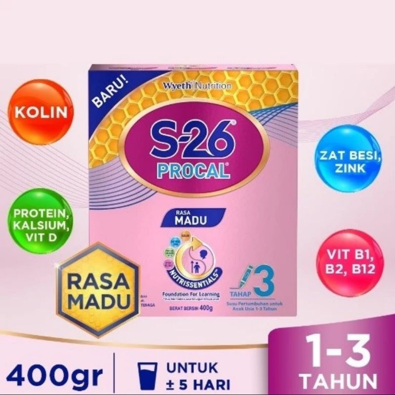 Jual S-26 S26 Procal tahap 3 400g 400gr 400 g gr gram | Shopee Indonesia