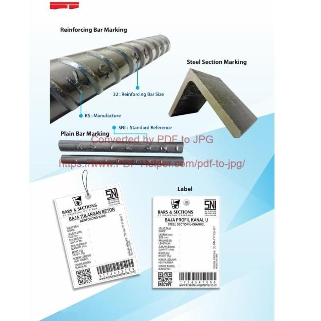Jual Besi Beton Polos 8 mm Merk Krakatau Steel ( KS ) | Shopee Indonesia