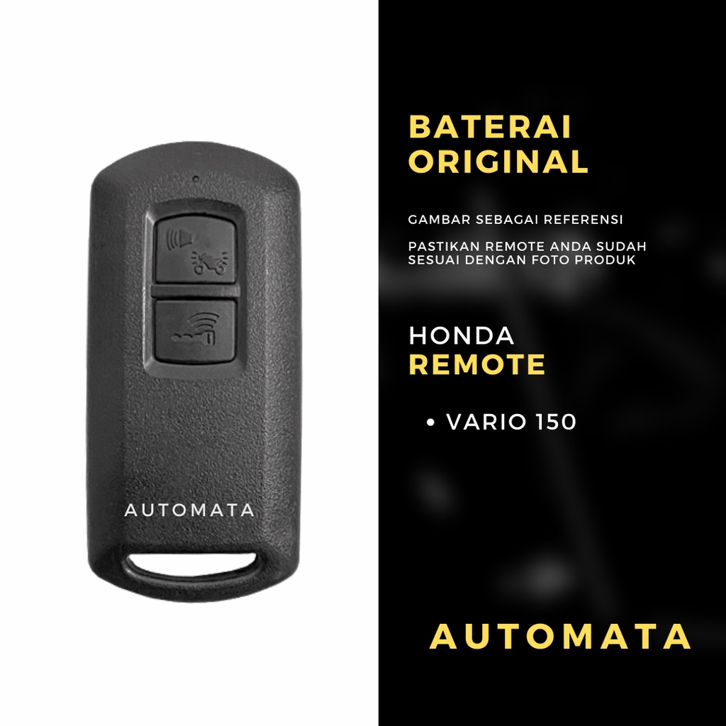 Jual Baterai Remote Keyless Smartkey Honda Vario 150 Original Panasonic ...
