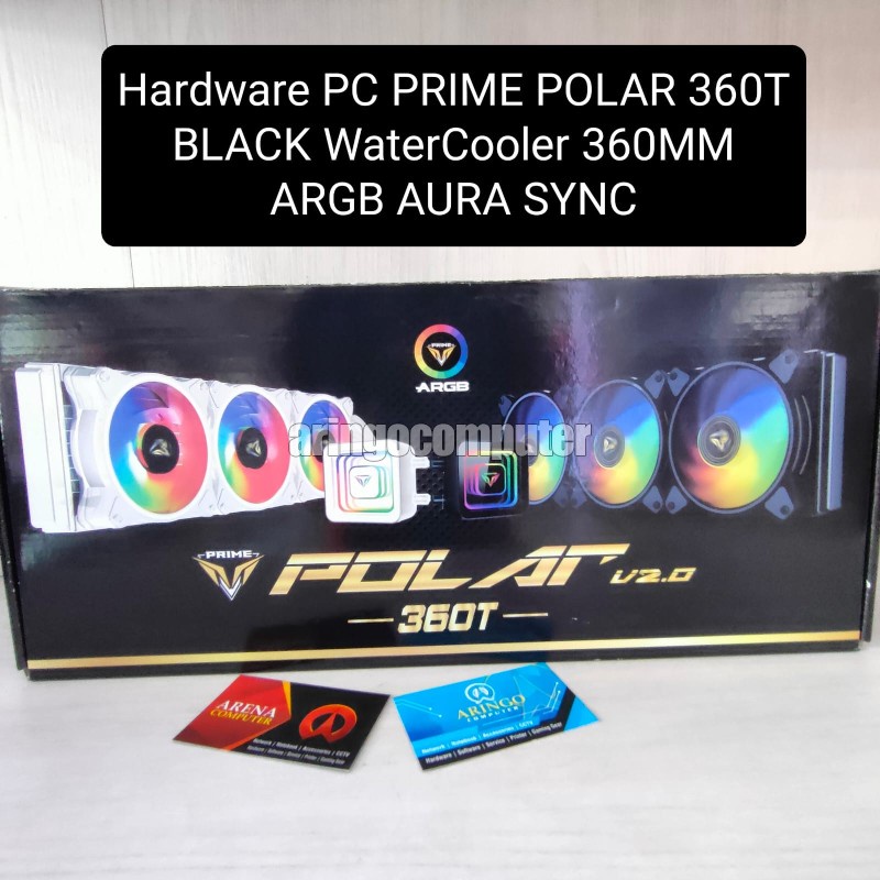 Jual Hardware PC PRIME POLAR 360T BLACK WaterCooler 360MM ARGB AURA SYNC | Shopee Indonesia