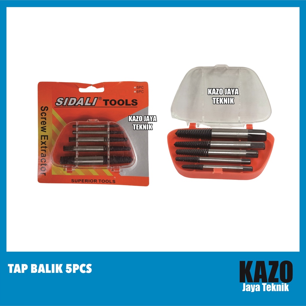 Jual Tap Balik 5pcs / Pencabut Baut Rusak Patah | Shopee Indonesia