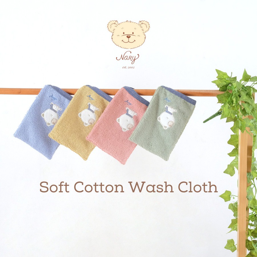 Jual NARY Washlap Handuk - Washcloth - Cotton Wash Cloth | Shopee Indonesia