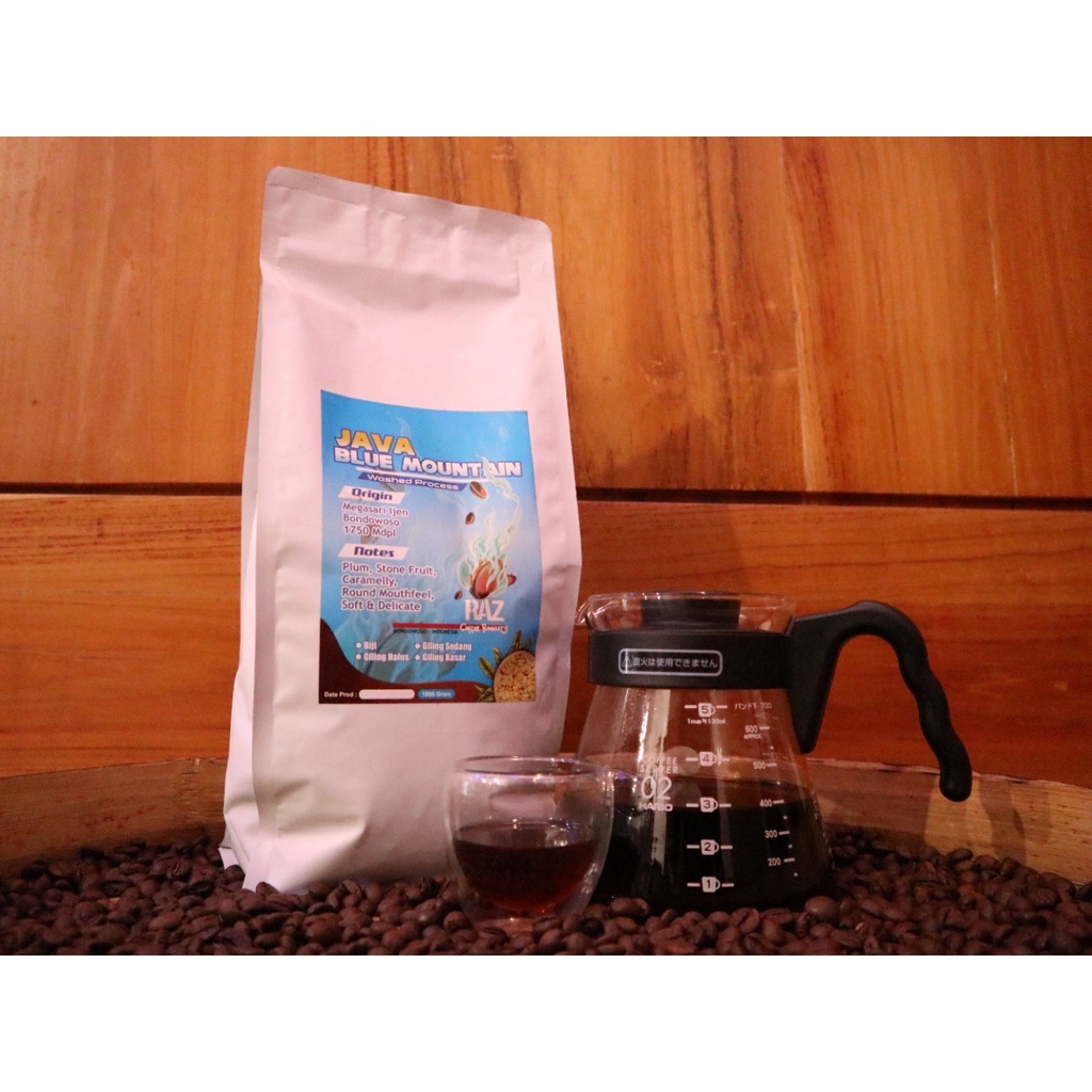 Jual Arabica Java Blue Mountain Washed - Kopi Arabica - 1Kg - RAZ Coffee | Shopee Indonesia