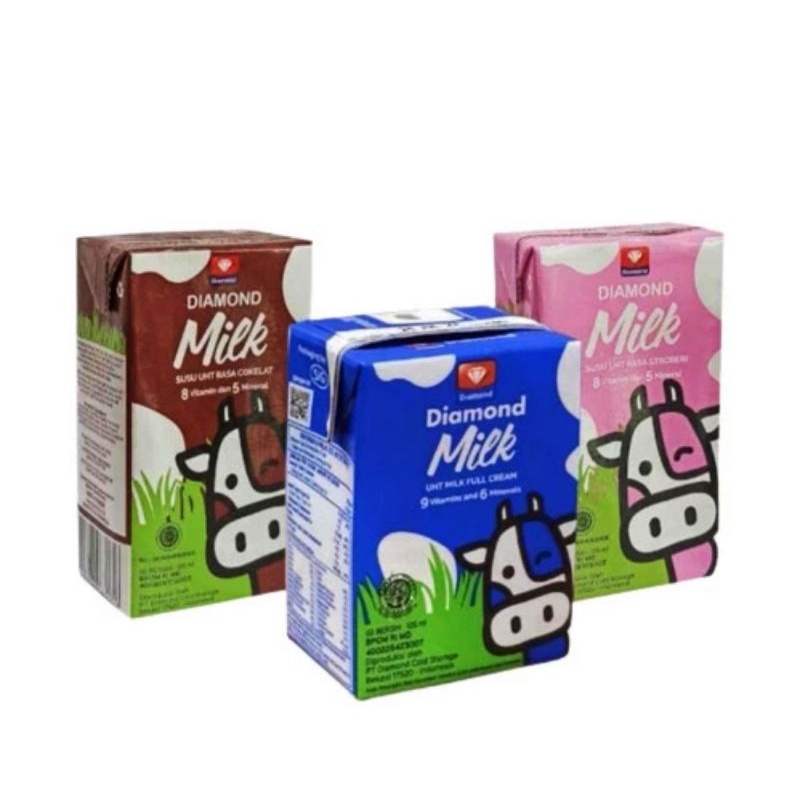 Jual DIAMOND MILK UHT 125 ML | Shopee Indonesia