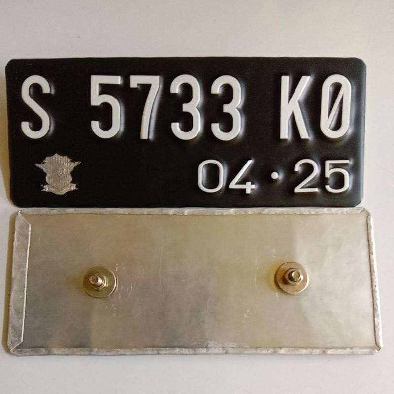 Jual plat nomor sepeda motor baut tanam tebal | Shopee Indonesia
