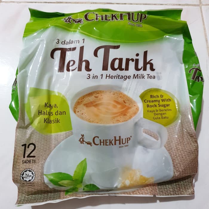 Jual 1 Pack Teh Tarik 3in1 Milk Tea TEA " Rich & Creamy " 12x40gr Exp ...