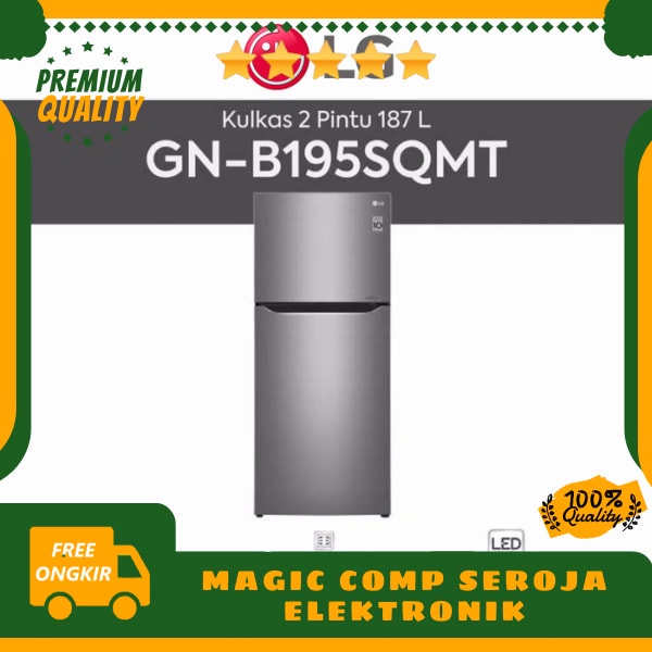 Jual ORIGINAL LG Kulkas 2 Pintu GN-B195SQMT Smart Inverter (Khusus Semarang) | Shopee Indonesia