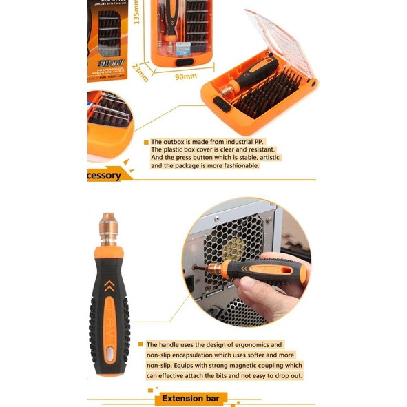 Jual OBENG TOOL SET MEREK JAKEMY JM-8109 ORIGINAL | Shopee Indonesia