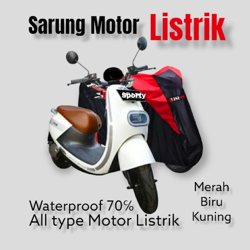 Jual Sarung Motor Listrik Cover Motor Listrik Tutup Motor Listrik Semua ...