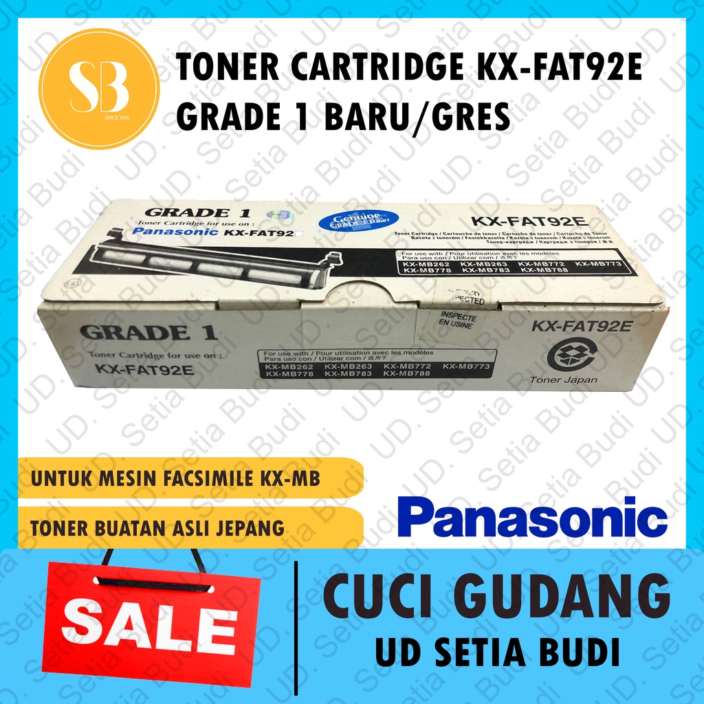 Jual Toner Fax Panasonic KX-FAT92E Toner Cartridge Facsimile Asli ...