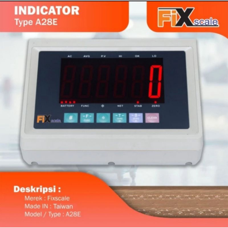 Jual Fixscale Indikator Timbangan Digital Type A28E | Shopee Indonesia