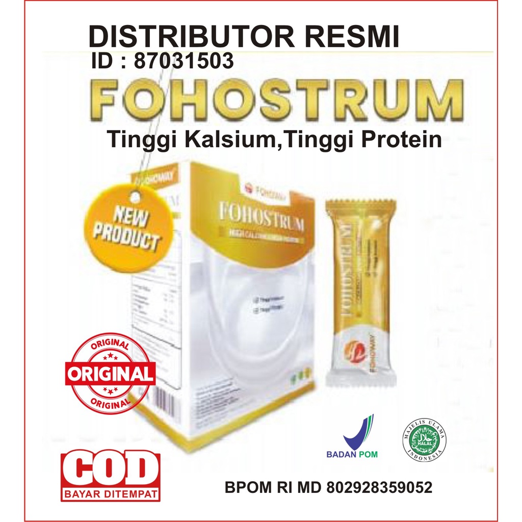 Jual Fohostrum Fohoway Susu Kesehatan Tinggi Kalsium Tinggi Protein ...