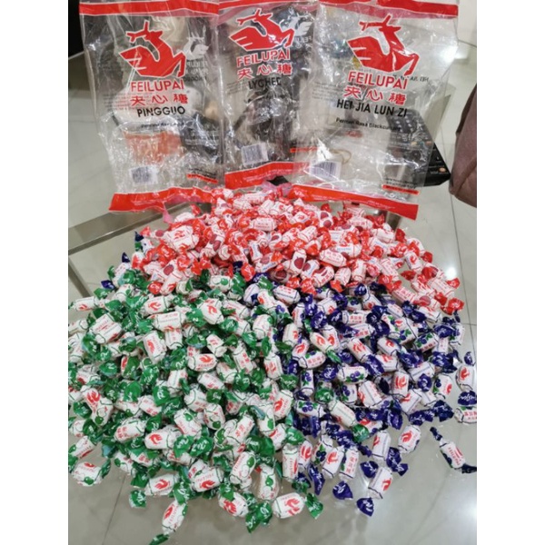Jual Permen Curah Lychee & Apel & Anggur. 250 grams. bisa dicampur ...