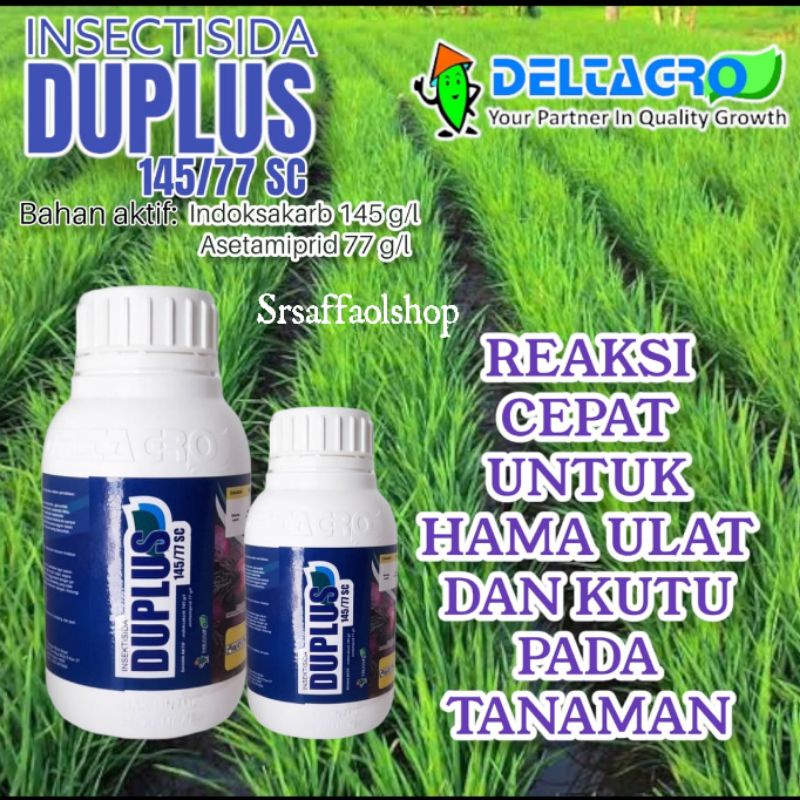 Jual Insektisida DUPLUS 145/77 SC Kemasan 100 Ml Pembasmi Ulat | Shopee ...