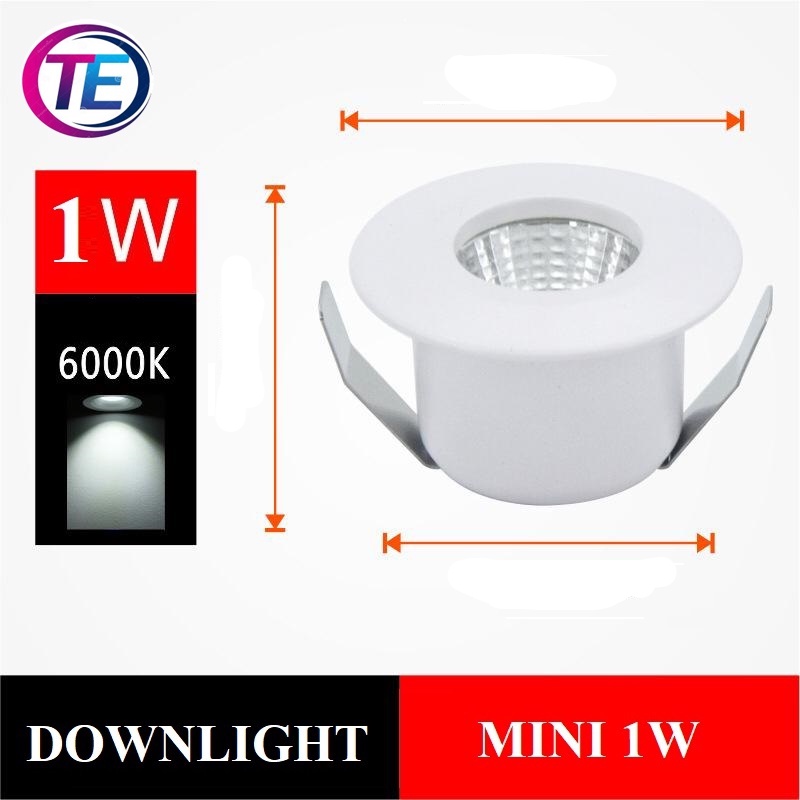 Jual Lampu downlight mini led 1w / spot light plafon spotlight kecil ...