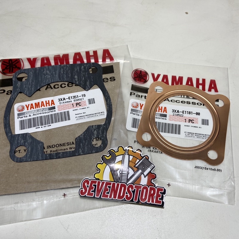 Jual Gasket Cylinder Head Blok 3XA perpak paking block atas tembaga bawah Force 1 FIZ R F1ZR ...