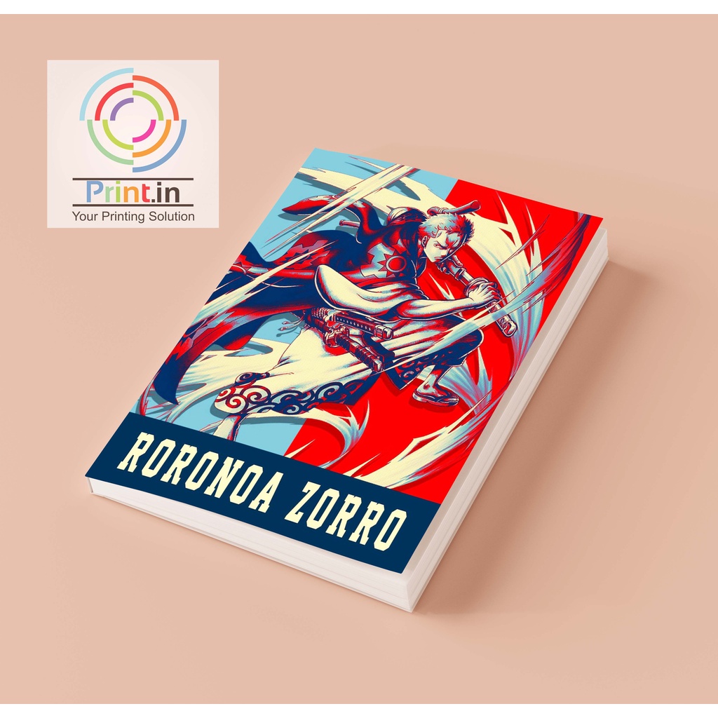 Jual Notebook Karekter Zoro 1 Anime One Piece Softcover | Shopee Indonesia