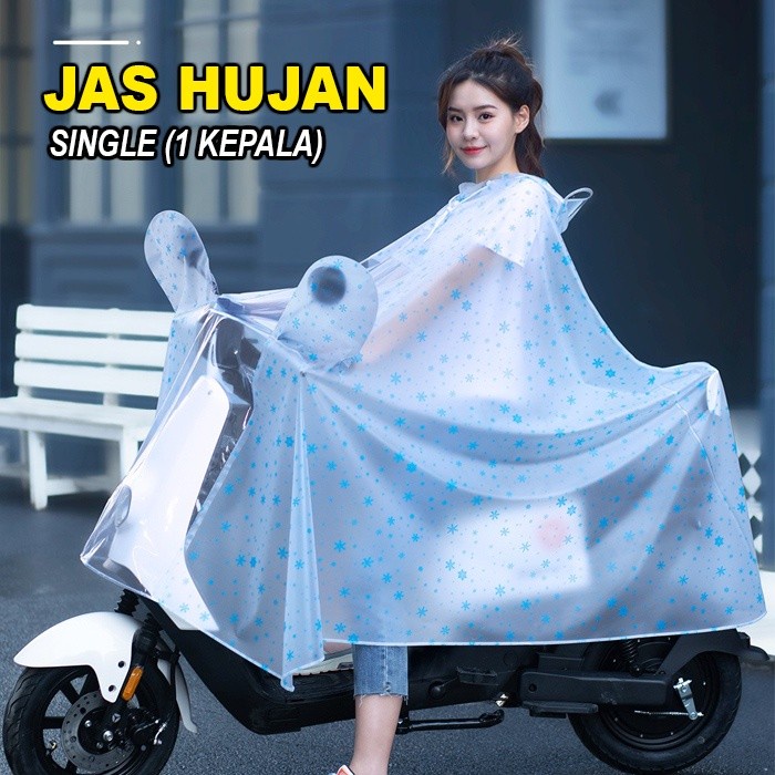 Jual Jas Hujan Ponco Model 1 Kepala Motor Full Body Double Import XXL ...