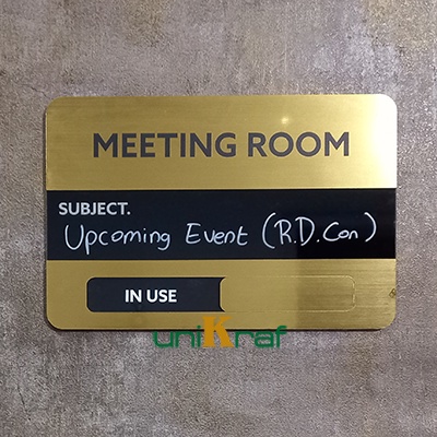 Jual Premium Office Sign Meeting Room - Papan Ruang Meeting Perkantoran ...