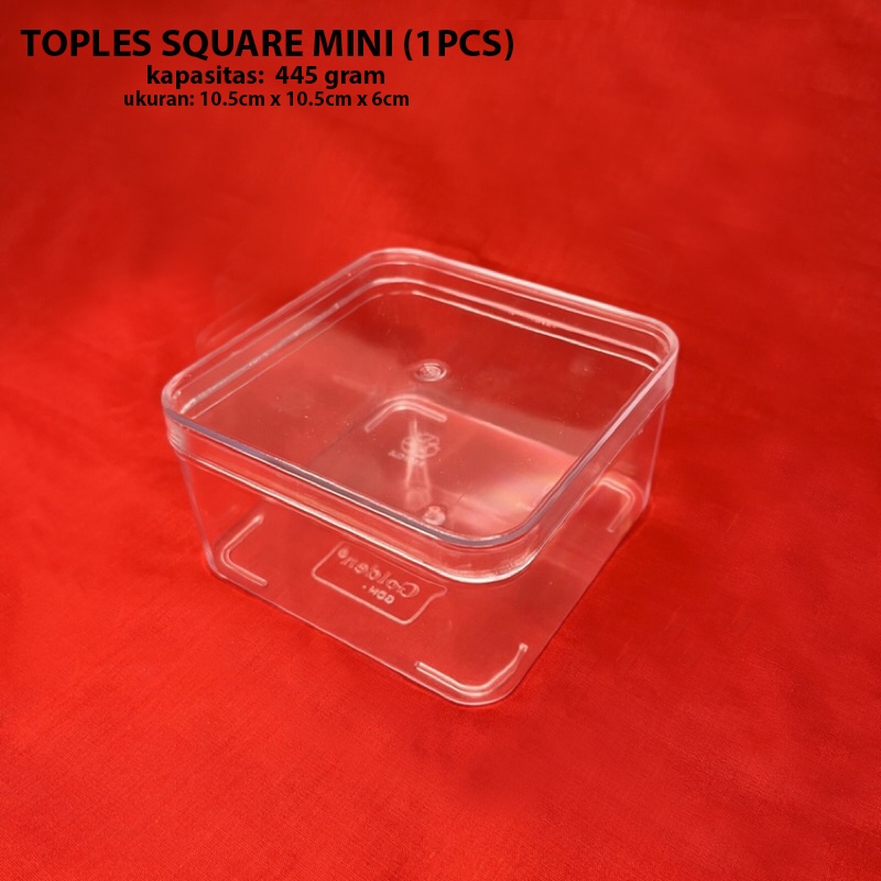 Jual Toples Plastik Kotak Kue Kering Dessert Box 400gram (1pcs ...