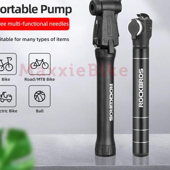 Jual ROCKBROS TM-1701P Pompa Angin Sepeda 80 Psi Bike Portable Mini ...